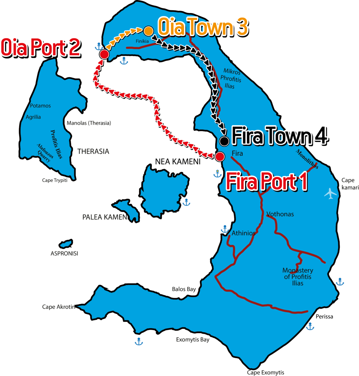 How to Explore Oia, Santorini from a Cruise Ship