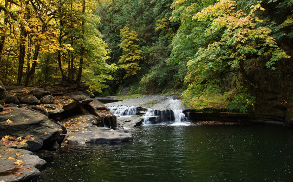 Discover the Hidden Gem: Triangle Lake Slide Rock, Oregon