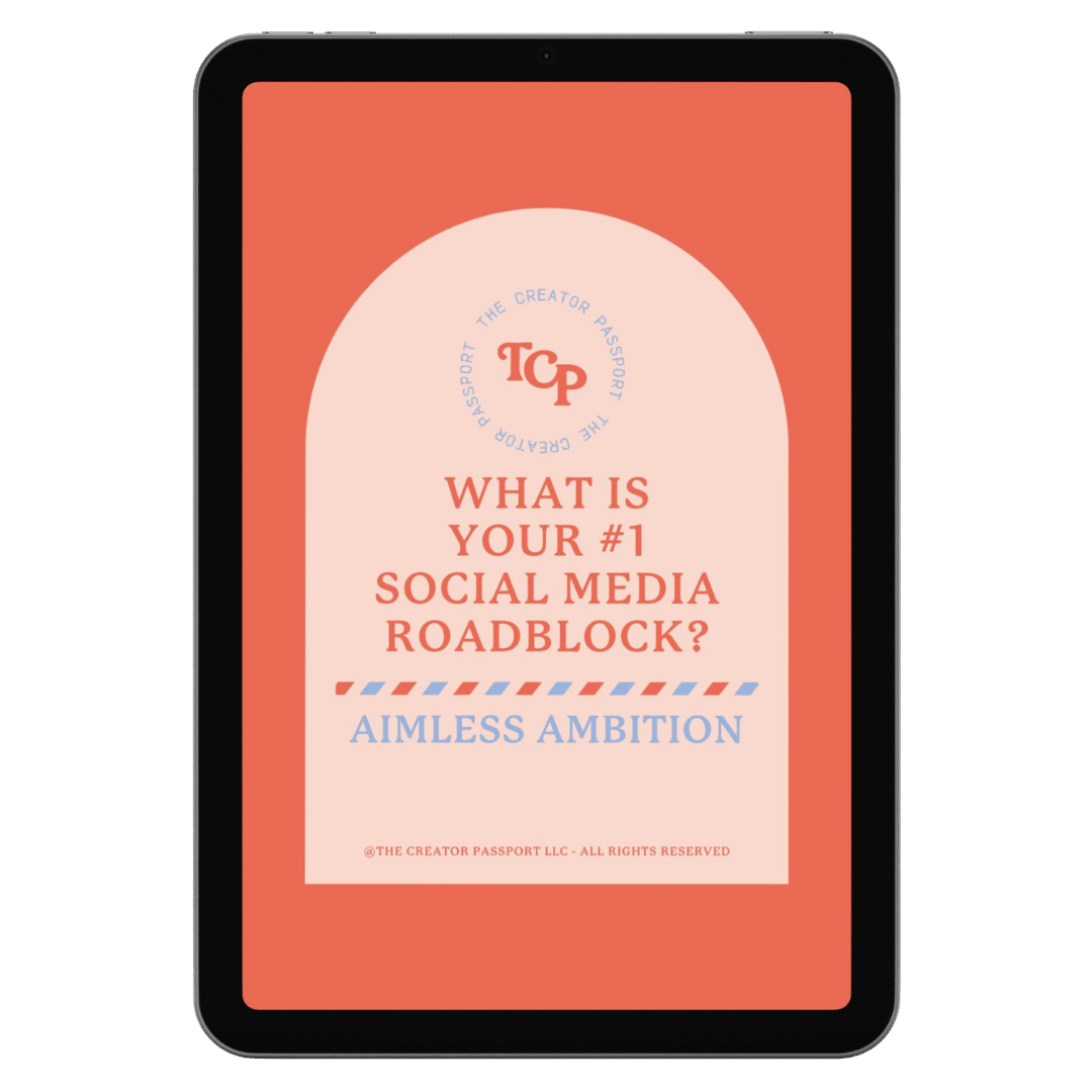 Your #1 Social Media Road Block | Aimless Ambition